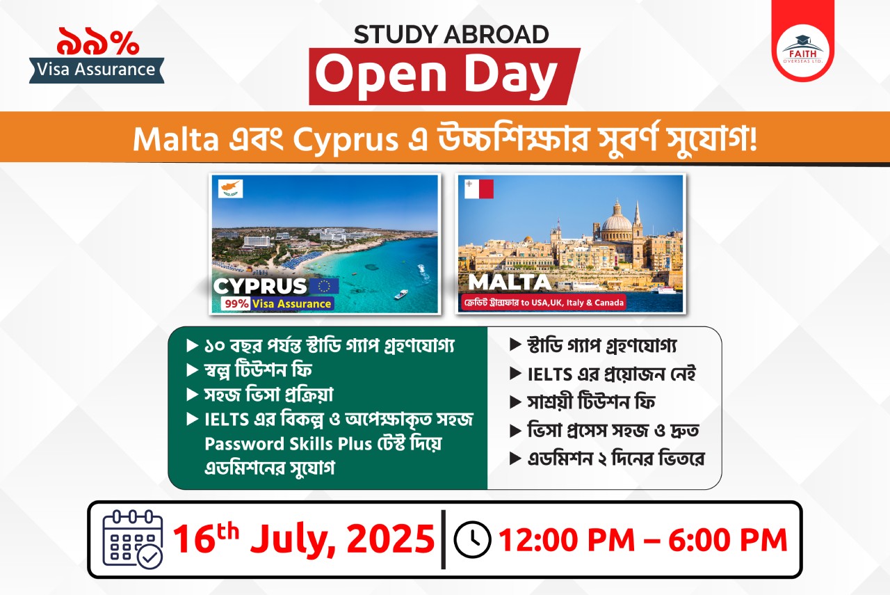 Cyprus & Malta - Study Abroad Open Day - Faith Overseas Ltd