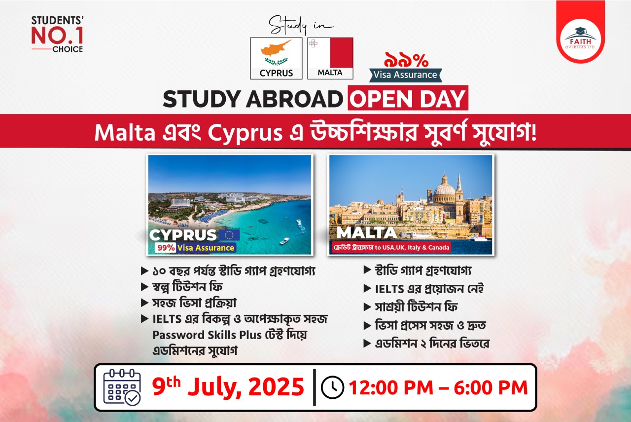 Cyprus & Malta - Study Abroad Open Day - Faith Overseas Ltd